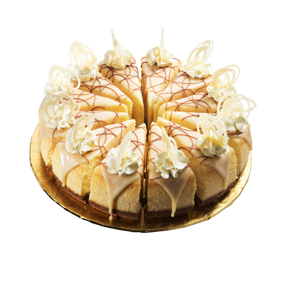 White Chocolate Pre Cut Cheese Cake